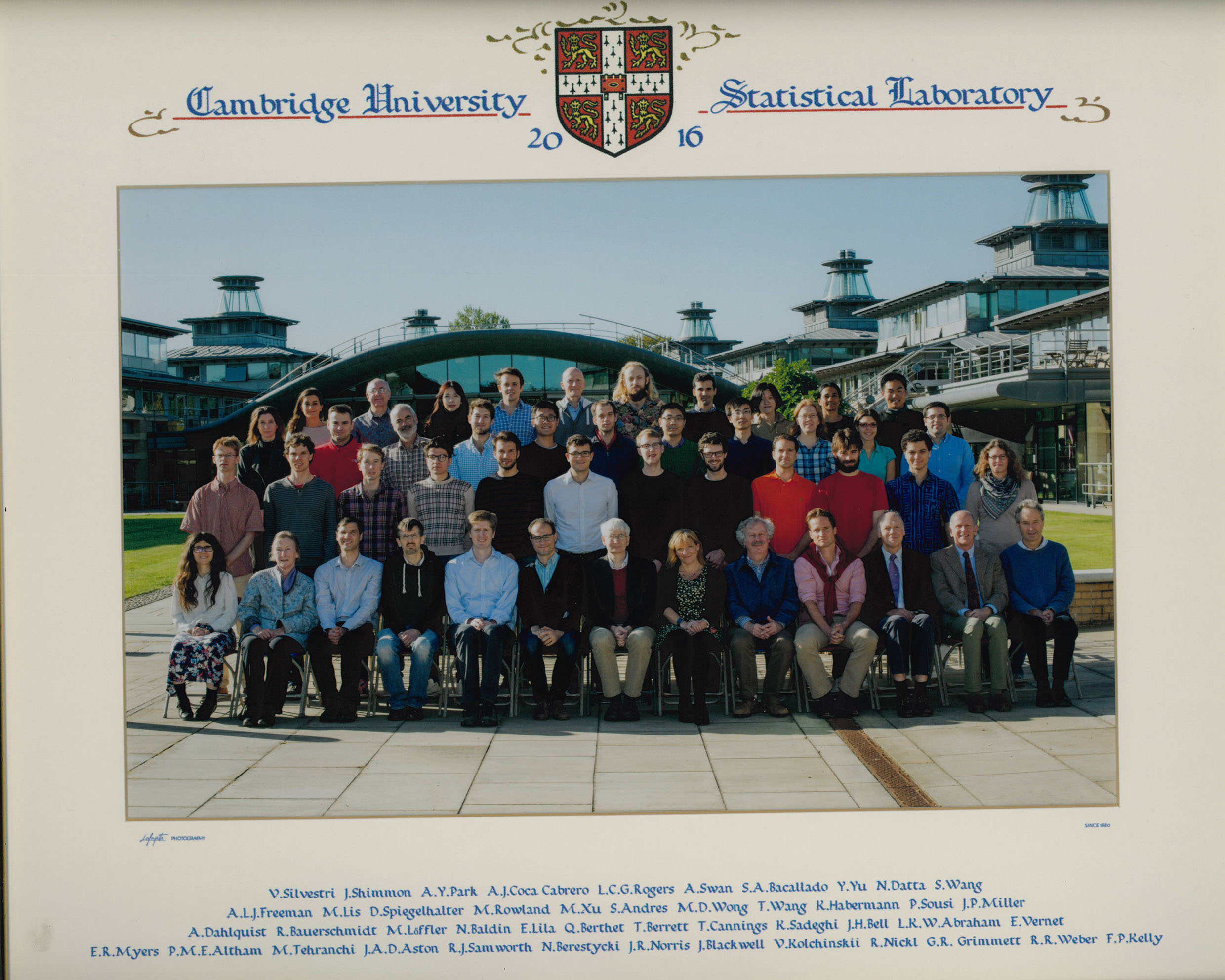 Gallery of Photographs - 1953-2024 | Statistical Laboratory